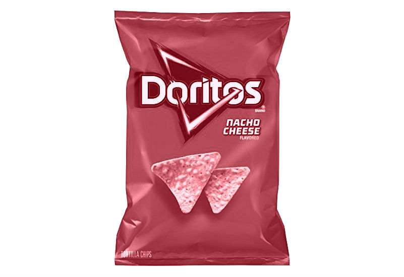 Maybe Lady Doritos will leave pink dust on our fingers. We can only ...