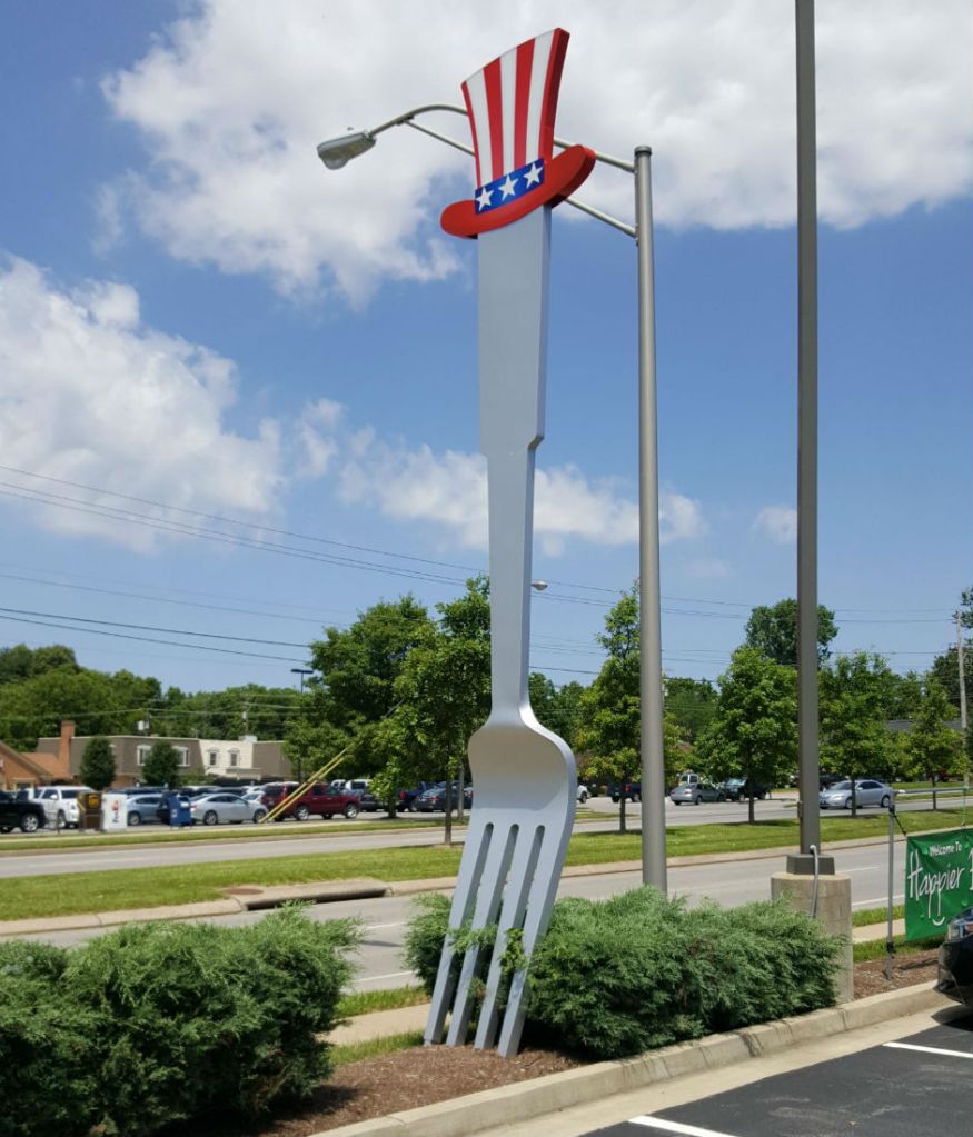 What’s the deal with this patriotic fork in the road? – KellyKazek.com