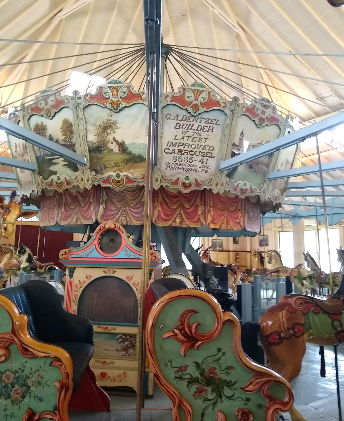 This gorgeous hand-carved carousel in Mississippi was built in 1895 ...