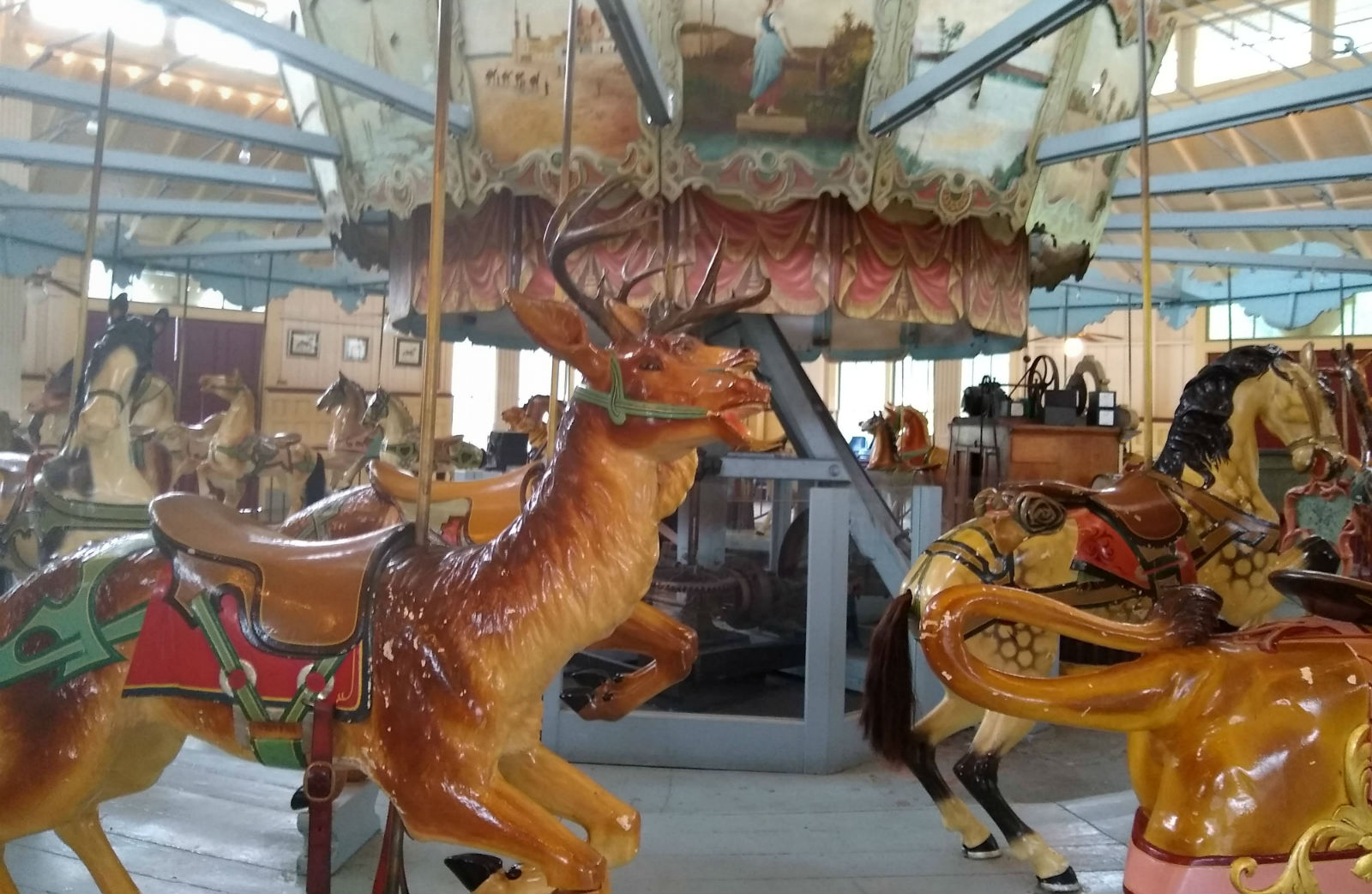 This gorgeous hand-carved carousel in Mississippi was built in 1895 ...