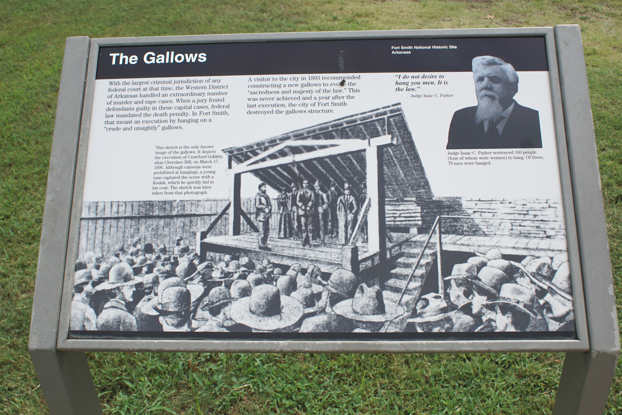 This colorful mural city is also home to historic gallows where 86 men ...